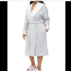 UGG Intimates & Sleepwear | Duffield Ii Long Robe Navy Heather Blue Nwt ...